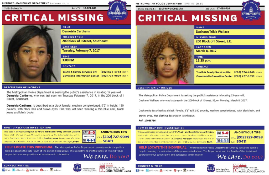 D.C.'s 'Missing Girls' Spark National Attention And Misinformation ...